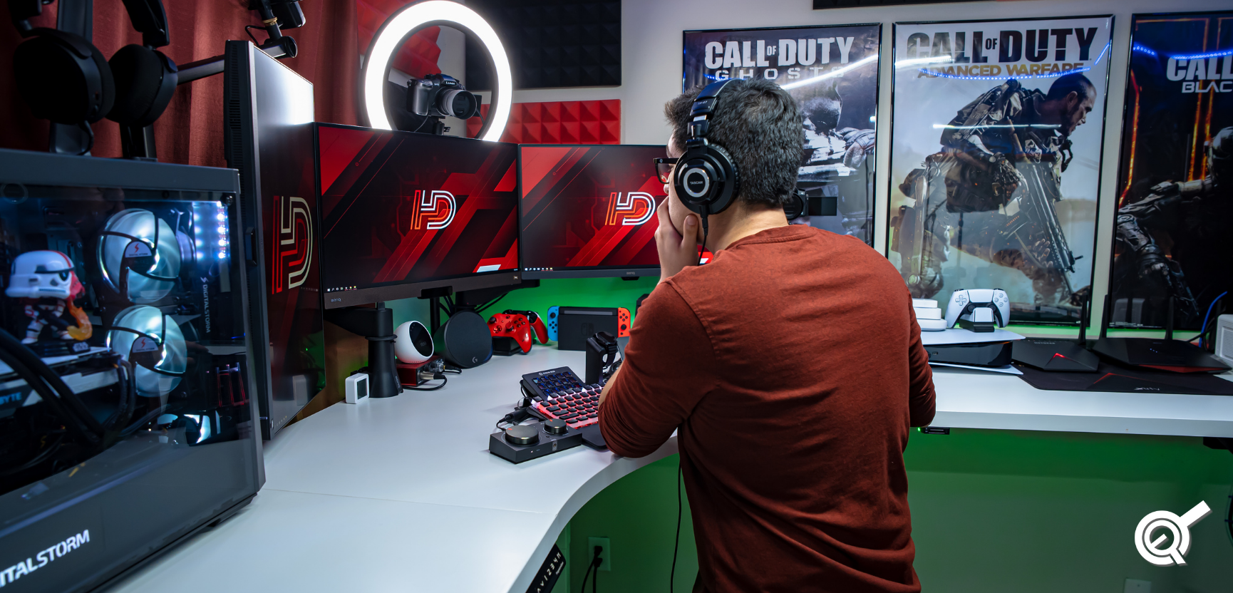 The Corner Ryzer - Perfect L-Shaped Gaming Desk | Progressive Desk ...