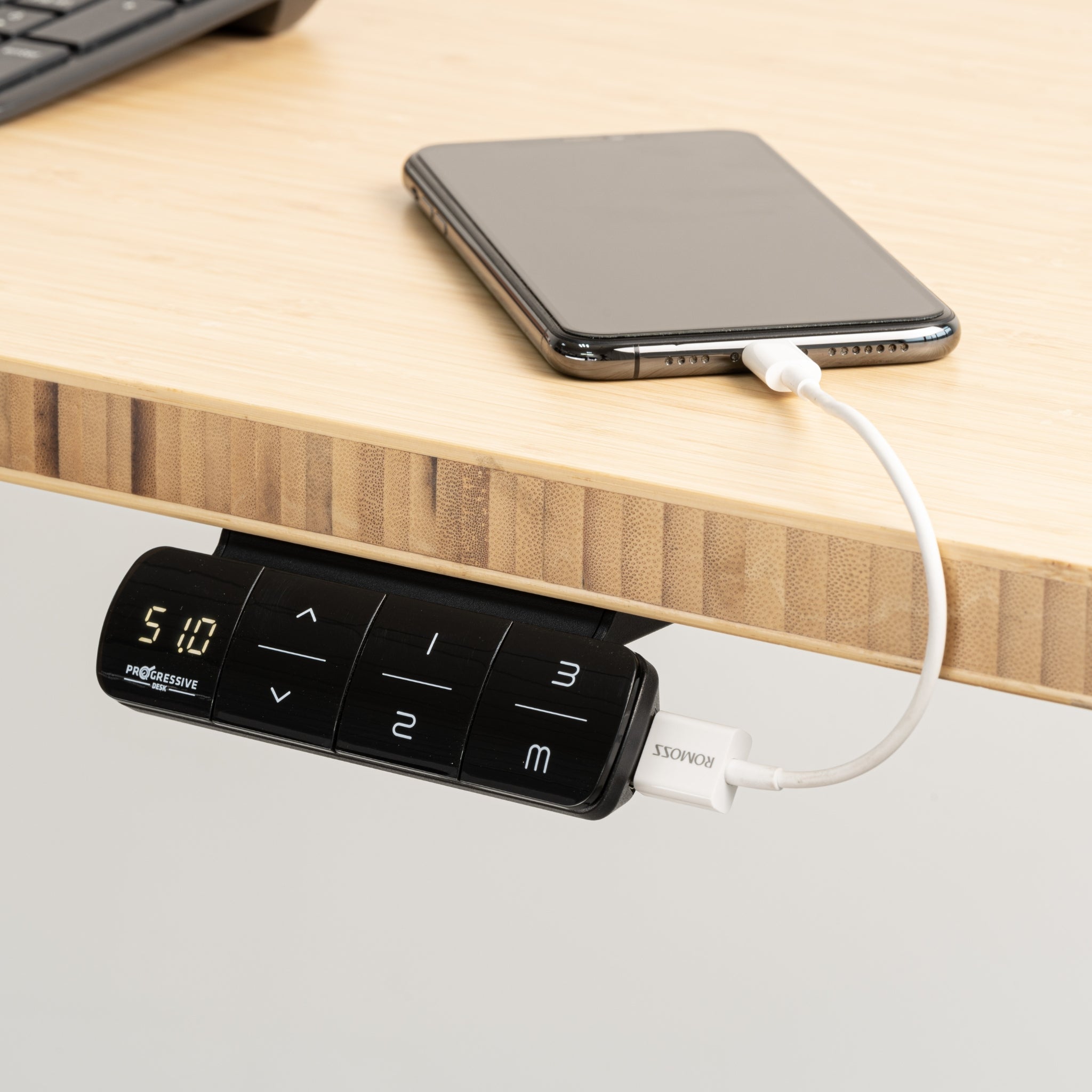 Standing Desk Hand Remote - 3 Position Memory Function - USB Charging ...