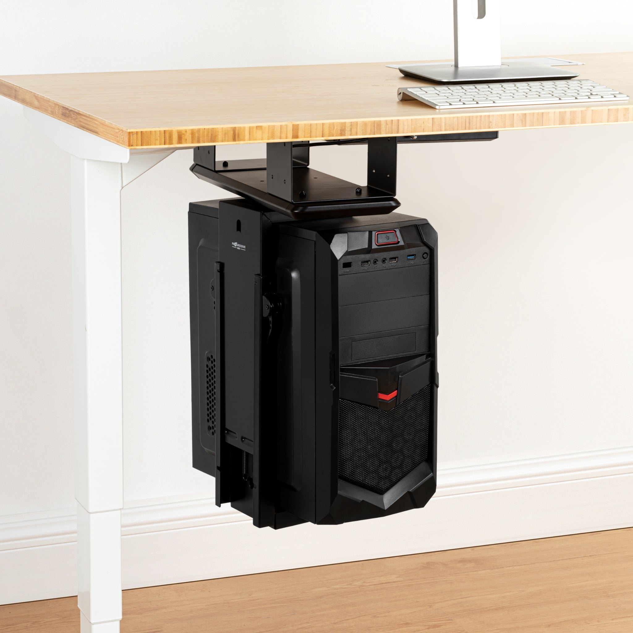 Slide and Swivel CPU Holder – Progressive Desk - Canada