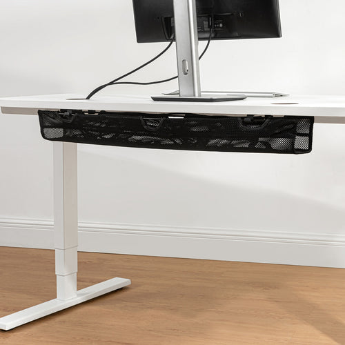 Under-Desk Mesh Cable Management – Progressive Desk - Canada