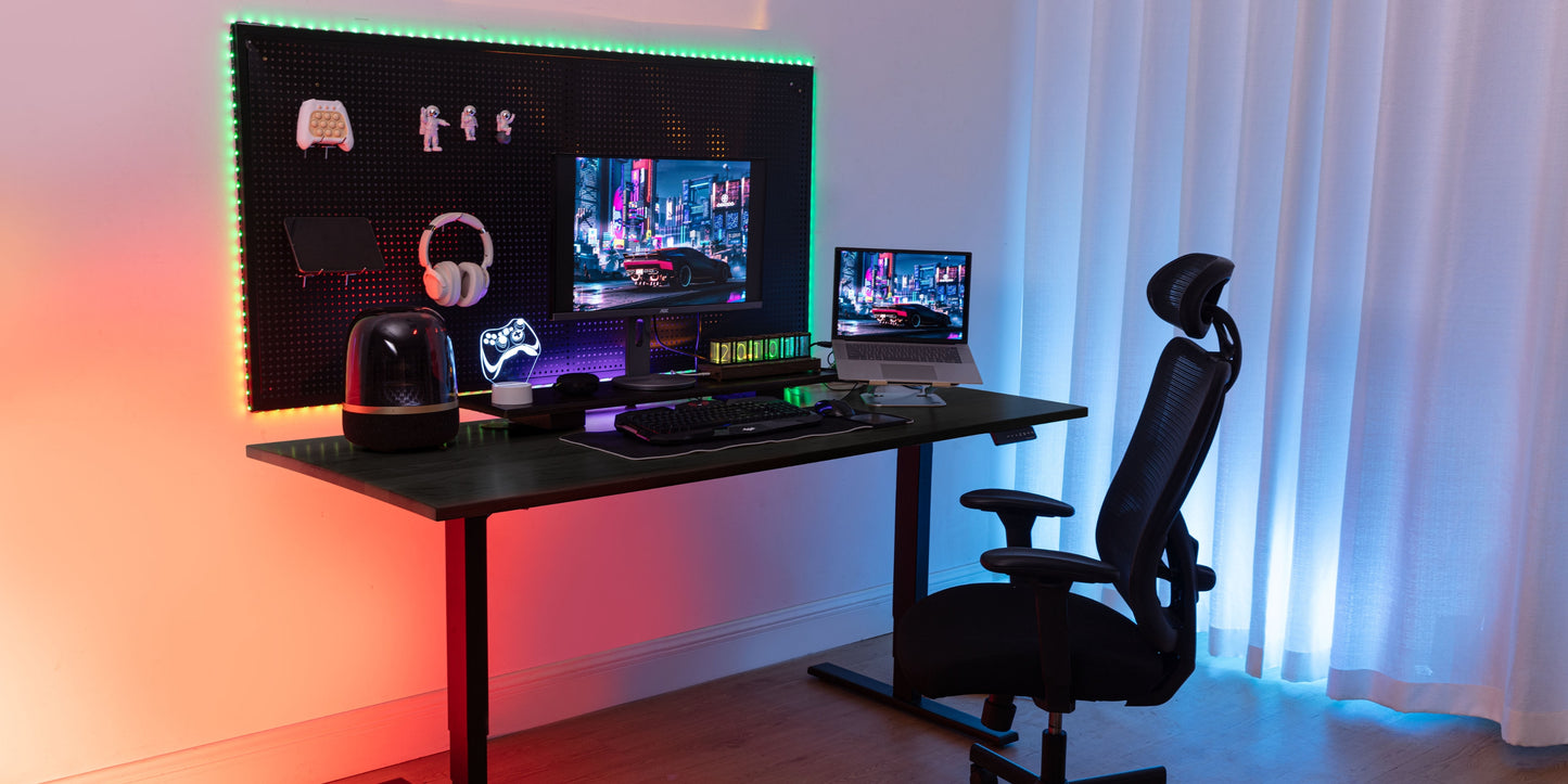 Gaming Standing Desk and Chair - Buy Adjustable Height Desk For Gamers ...